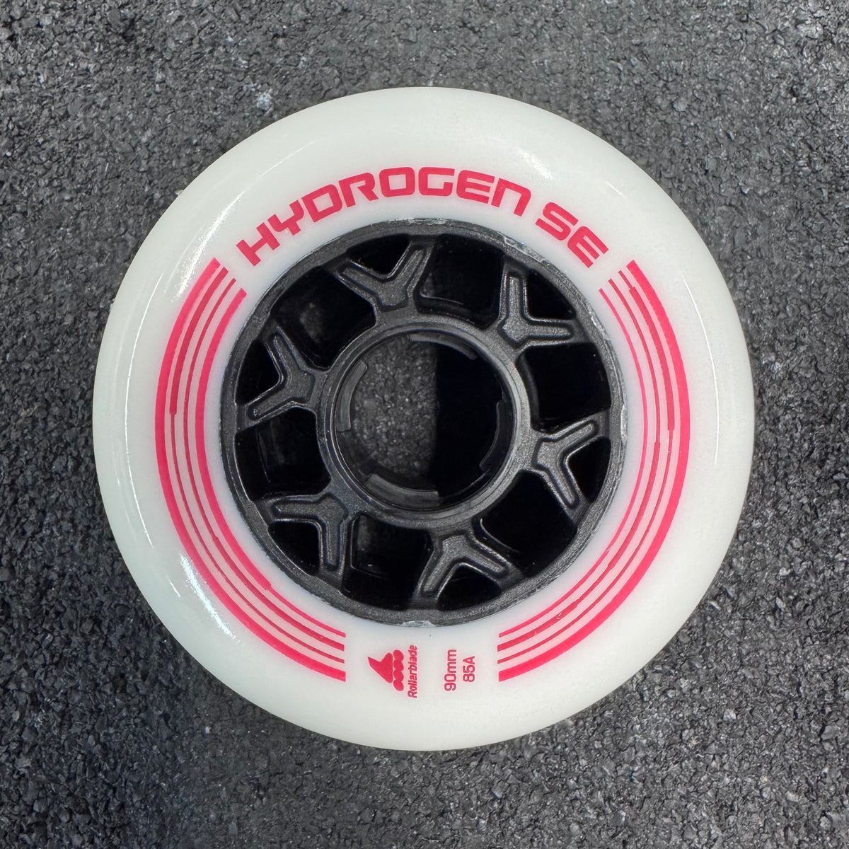 Rollerblade Hydrogen Wheels White/Pink 90mm (8pk) – RollATL LLC